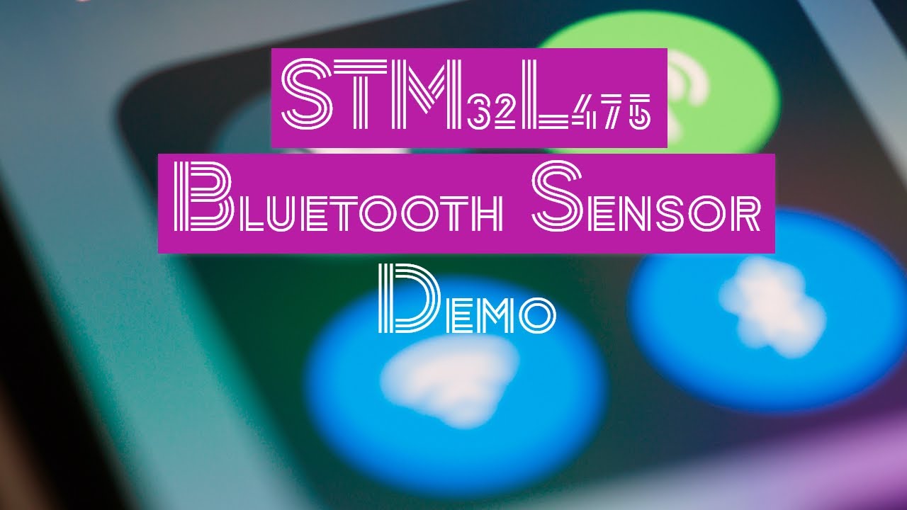 STM32L475 Bluetooth Sensor Demo in Hinglish - YouTube