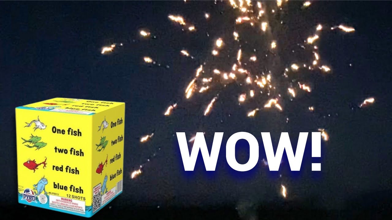 “One Fish Two Fish” HYBRID Fountain Firework by Major League Pyro - YouTube