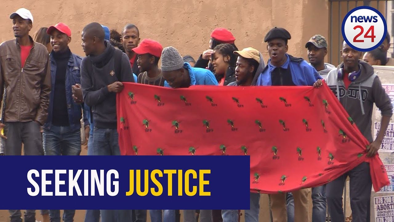 EFF student command pursue charges against UJ senior officials - YouTube