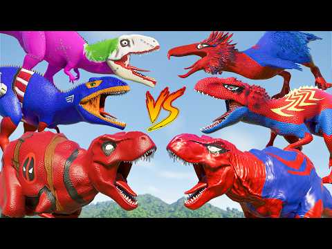 I Tried Superhero TRex Dinosaurs and Color Pack Hybrids in Jurassic World Evolution