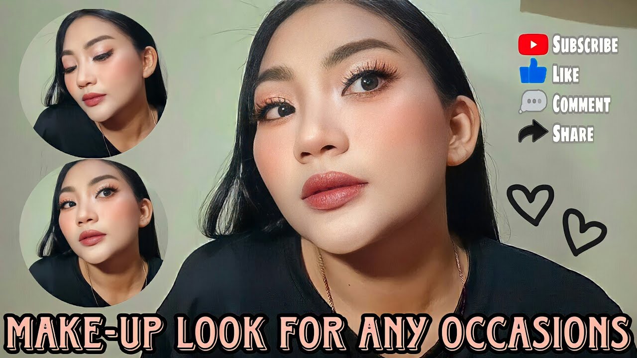 Full Glam Make-up Look For Any Occasions | Beginner Make-up Tutorial ...