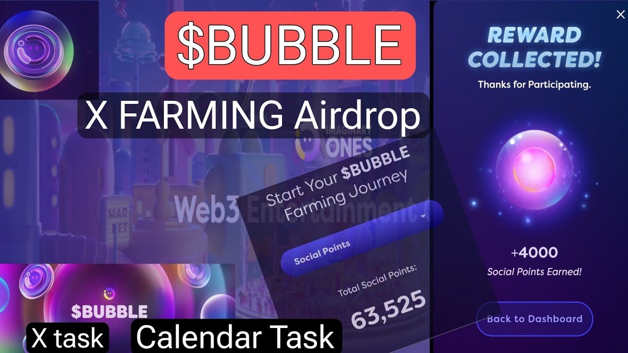 $BUBBLE COIN AIRDROP TASK | BUBBLE IMAGINARY ONES AIRDROP UPDATE | BUBBLE RANGERS AIRDROP GUIDE ...