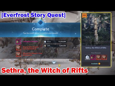 [EVERFROST STORY] Sethra the Witch of Rifts ! - Black Desert Mobile ...