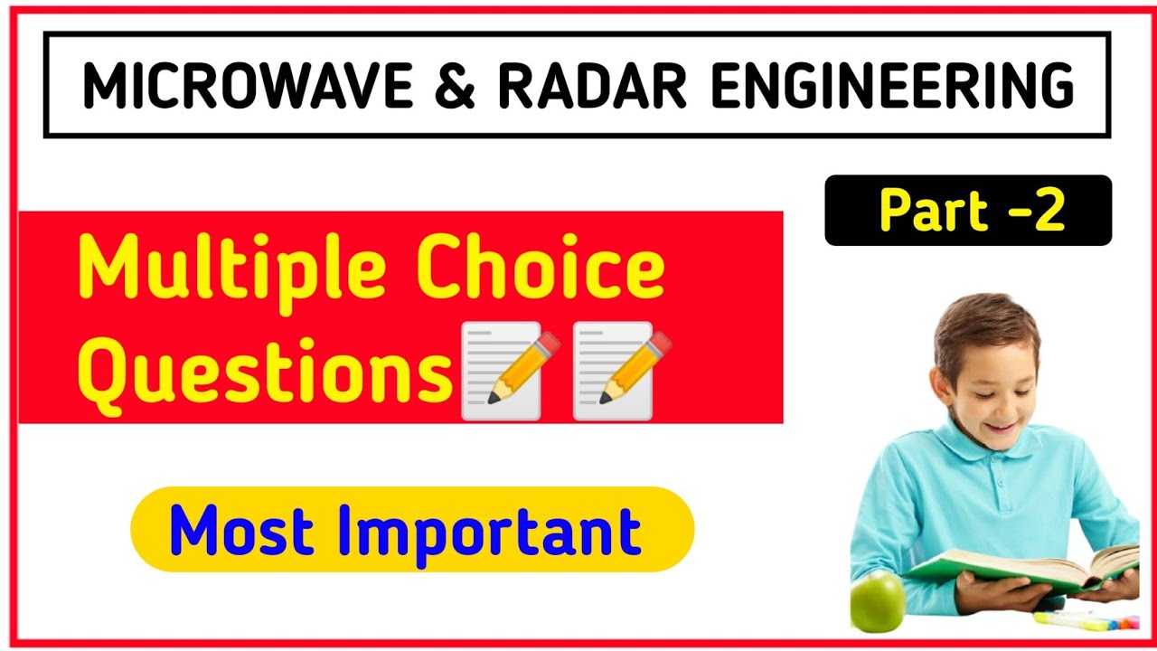 Bteup Electronics 6th Semester MCQ | Microwave & Radar Engineering ...