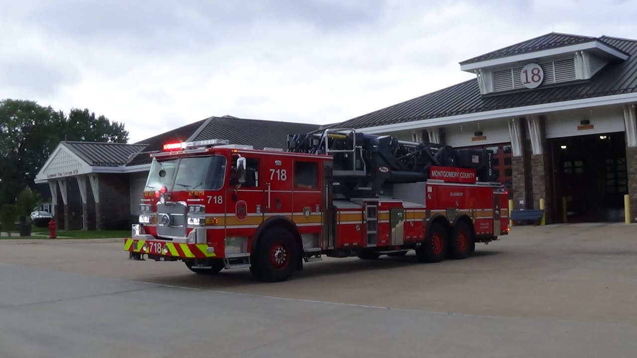 MCFRS Tower 718 Responding - YouTube