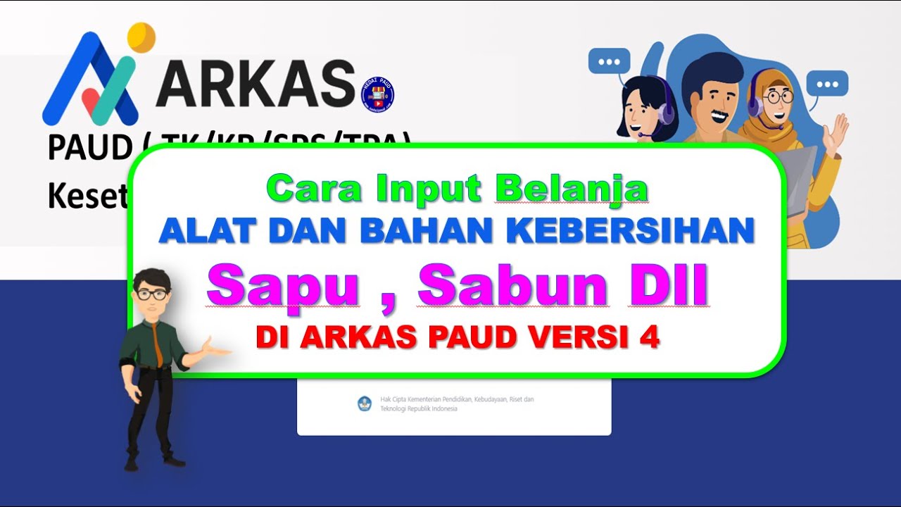 ARKAS PAUD !! INPUT BELANJA ALAT DAN BAHAN KEBERSIHAN - YouTube