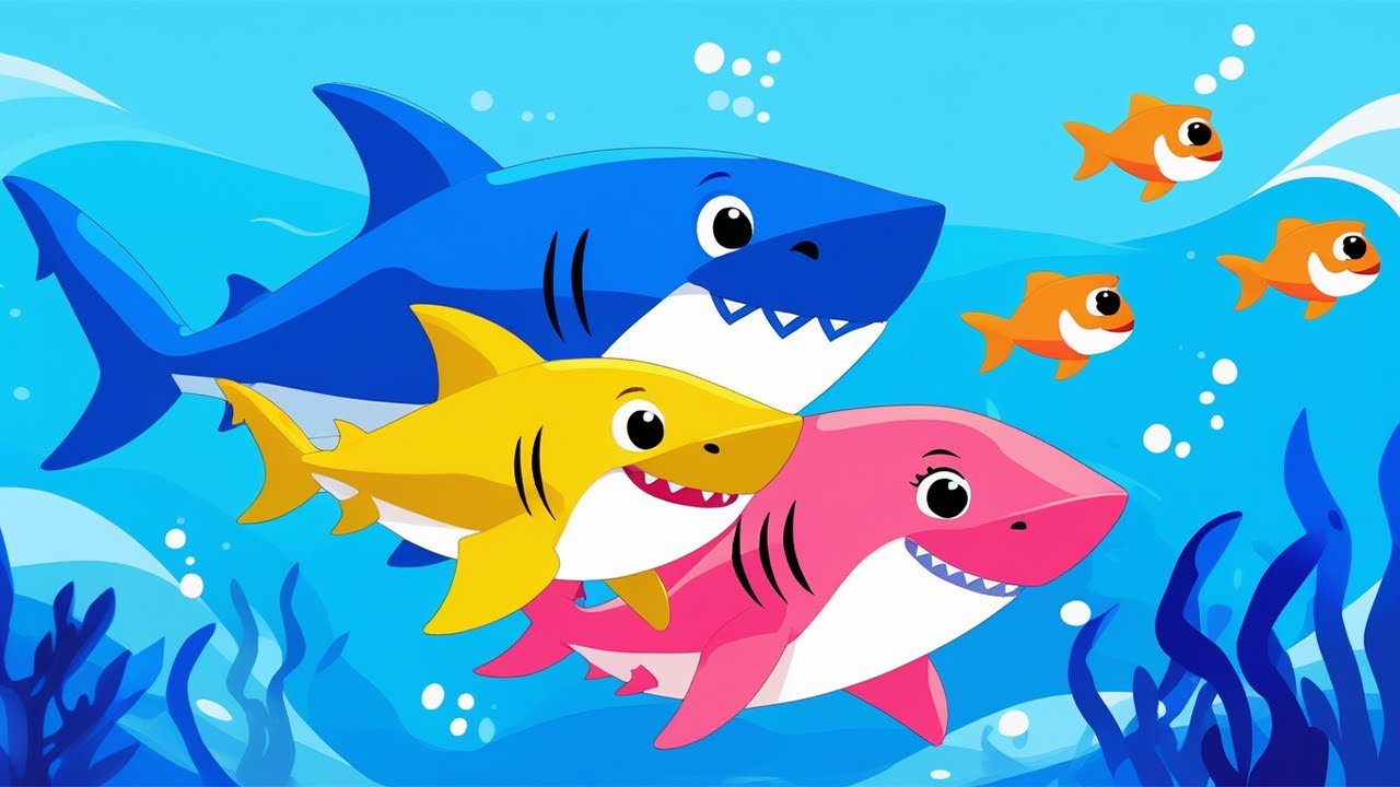 🐳 Baby Shark 🦈 Música Divertida para Niños Felices 😄 Canción del ...