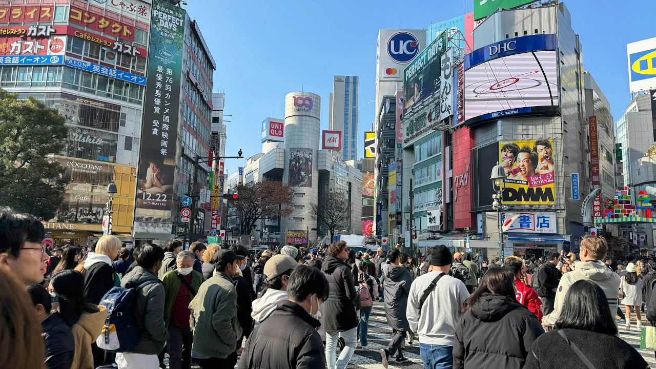 Japan, Tokyo Walking Tour 🇯🇵 Shibuya Walk [4k HDR] 2024 - YouTube