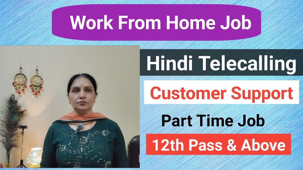 Work From Home Job ll Hindi Telecalling Job ll - YouTube