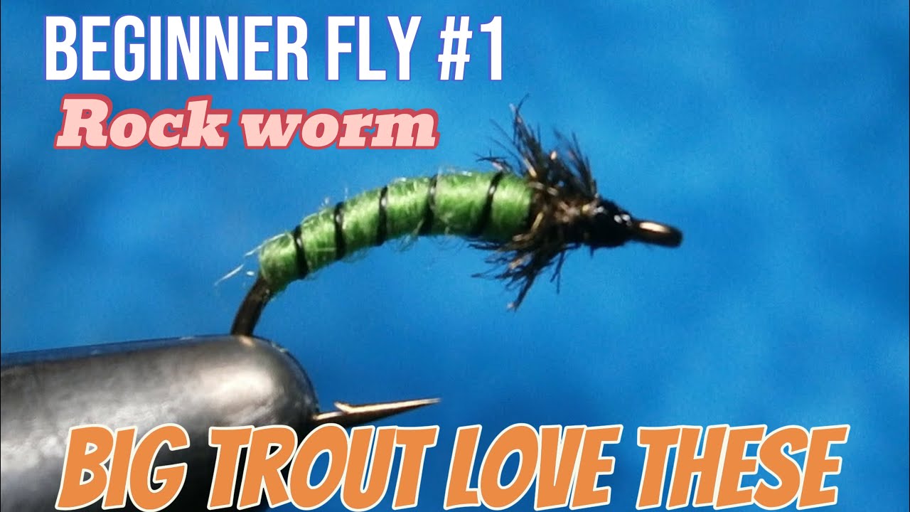 Beginner Fly Tying Tutorial #1 – Green Rock Worm | Fly Vision™ by ...