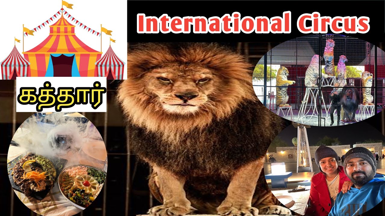 முதல் முறையாக watching சர்வதேச Circus | கத்தாரில் Tamil family's ...