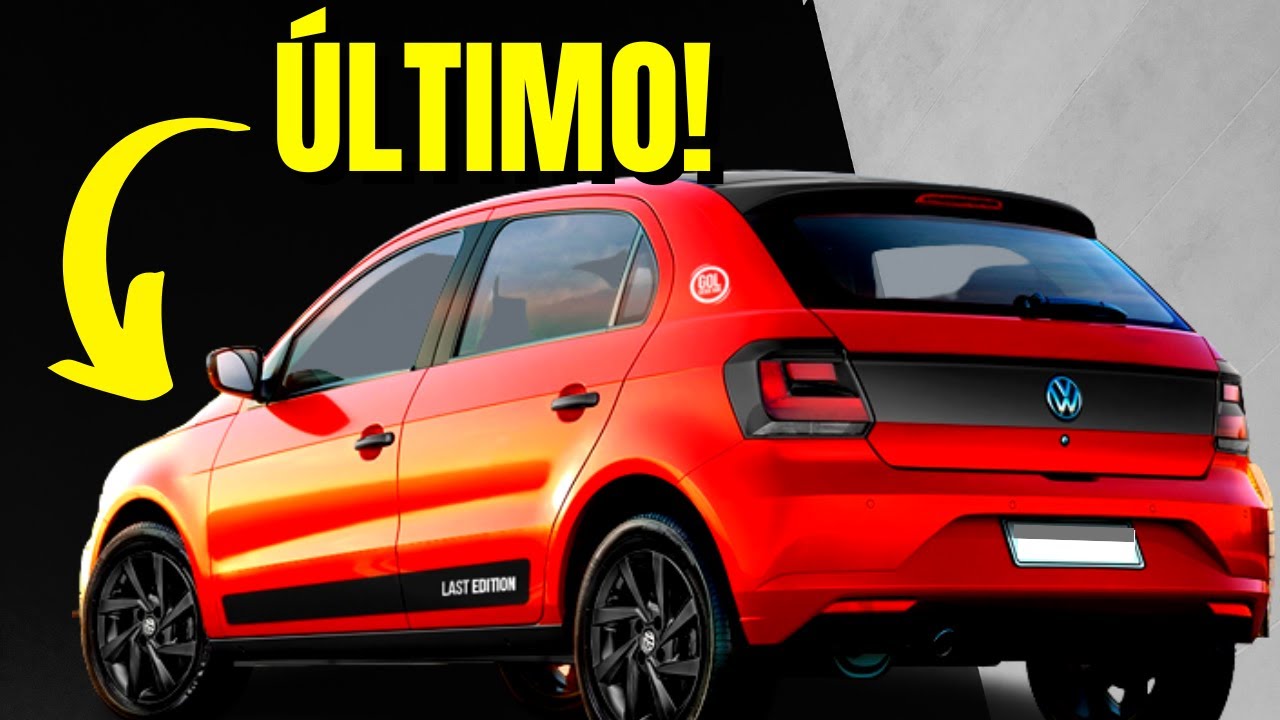 NOVO VOLKSWAGEN GOL LAST EDITION 2023; ULTIMO VW GOL NA SUA VERSÃO DE ...