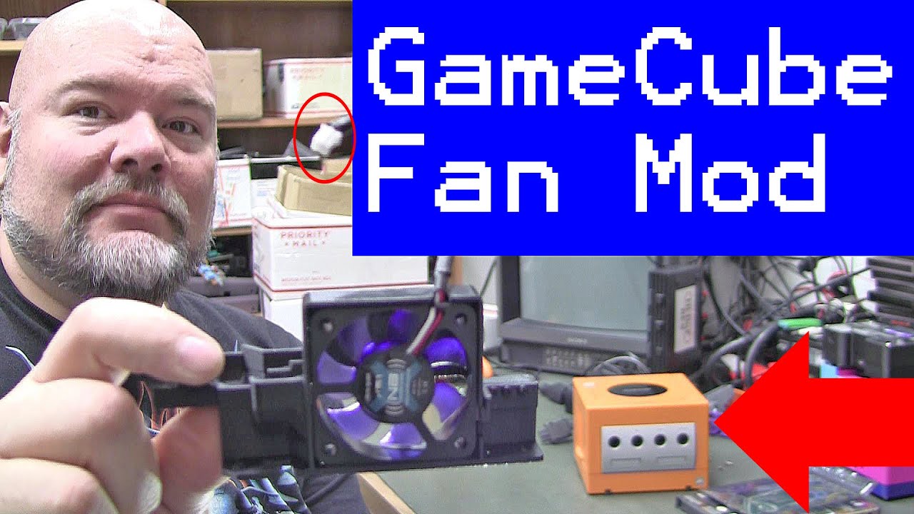 GameCube NEW FAN LaserBear 3D print - YouTube