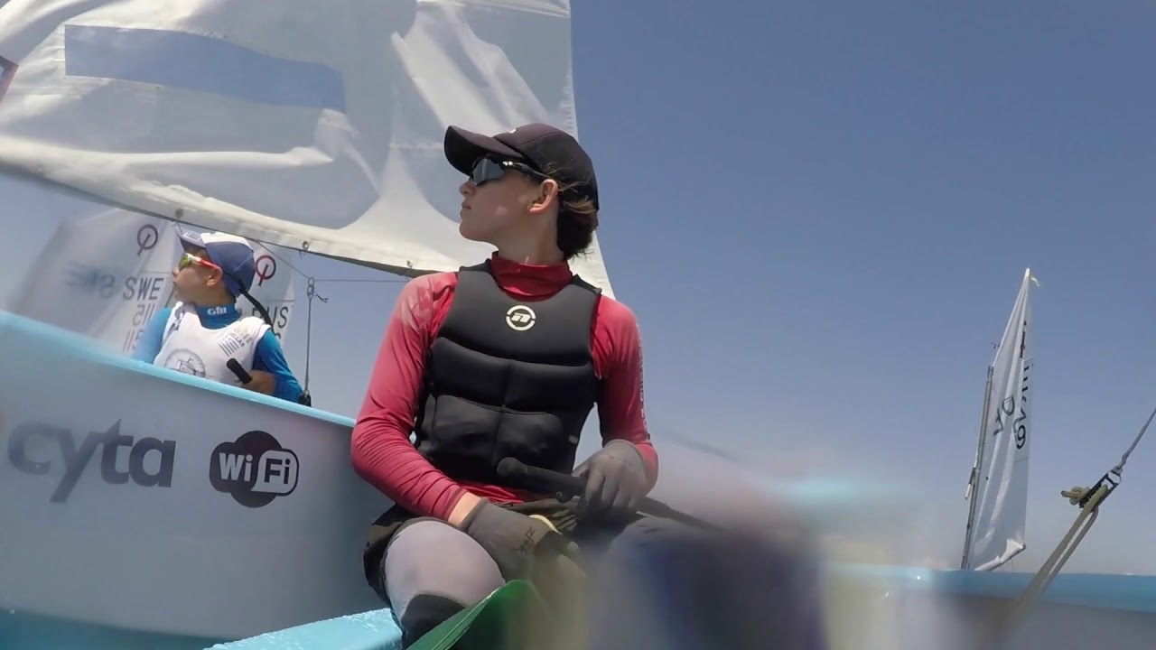 Opti Pre Worlds Start - On board with Fletcher - YouTube