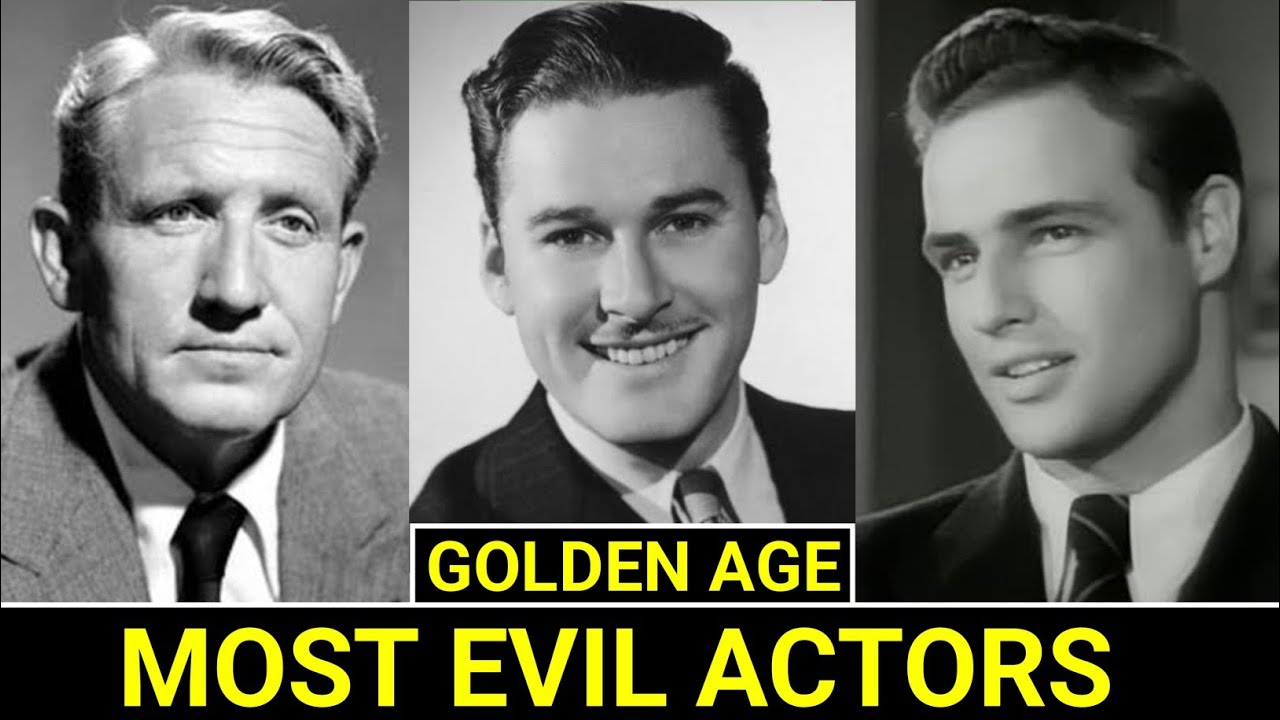 17 Most Evil Actors from Golden Age Of Hollywood - YouTube
