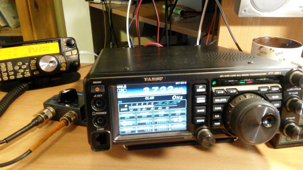 Kenwood TS-480 and YAESU FT-991 - YouTube