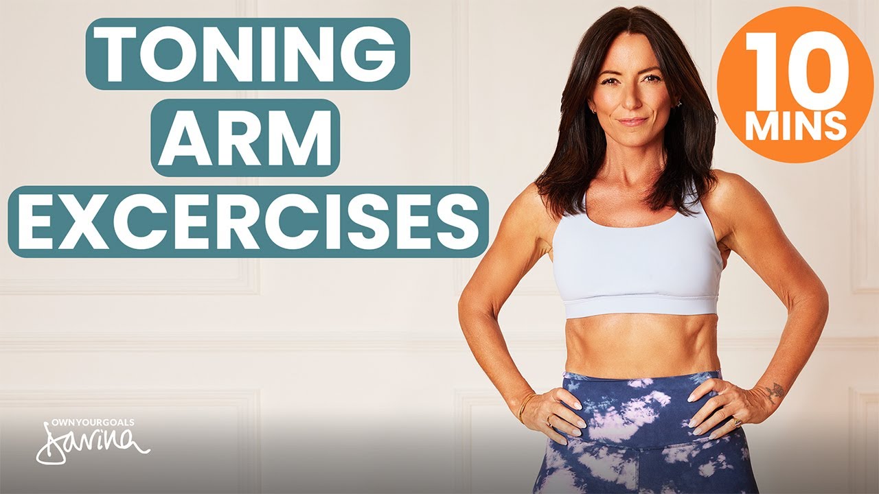 Tone Your Arms in 10 MINUTES | Own Your Goals - Davina McCall - YouTube