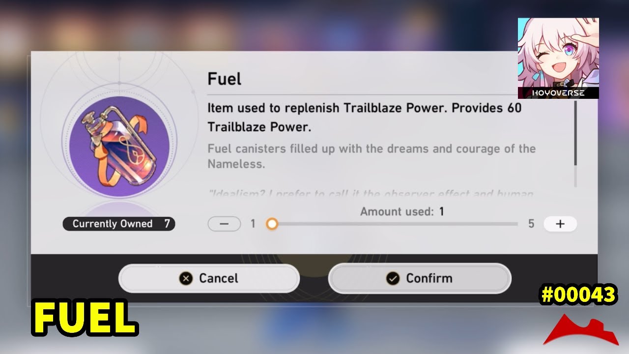 Fuel - Replenish Trailblaze Power for Calyx - Honkai: Star Rail #43 ...