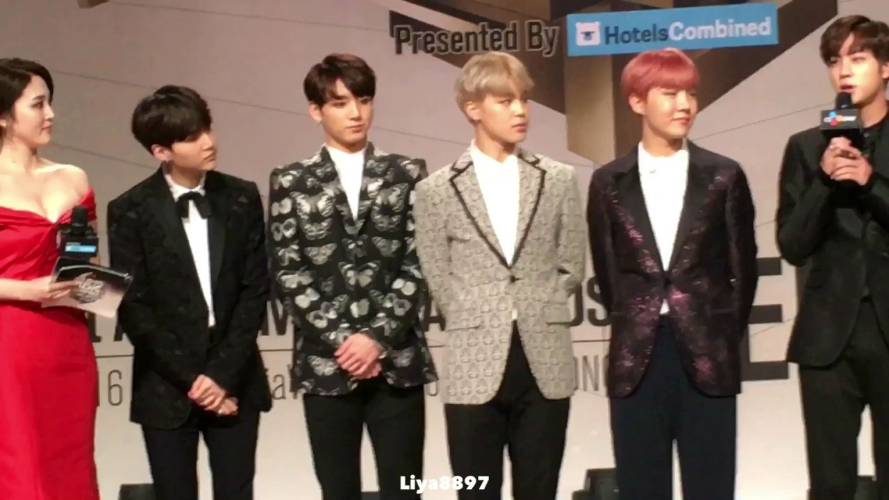 161202 Bts red carpet - YouTube