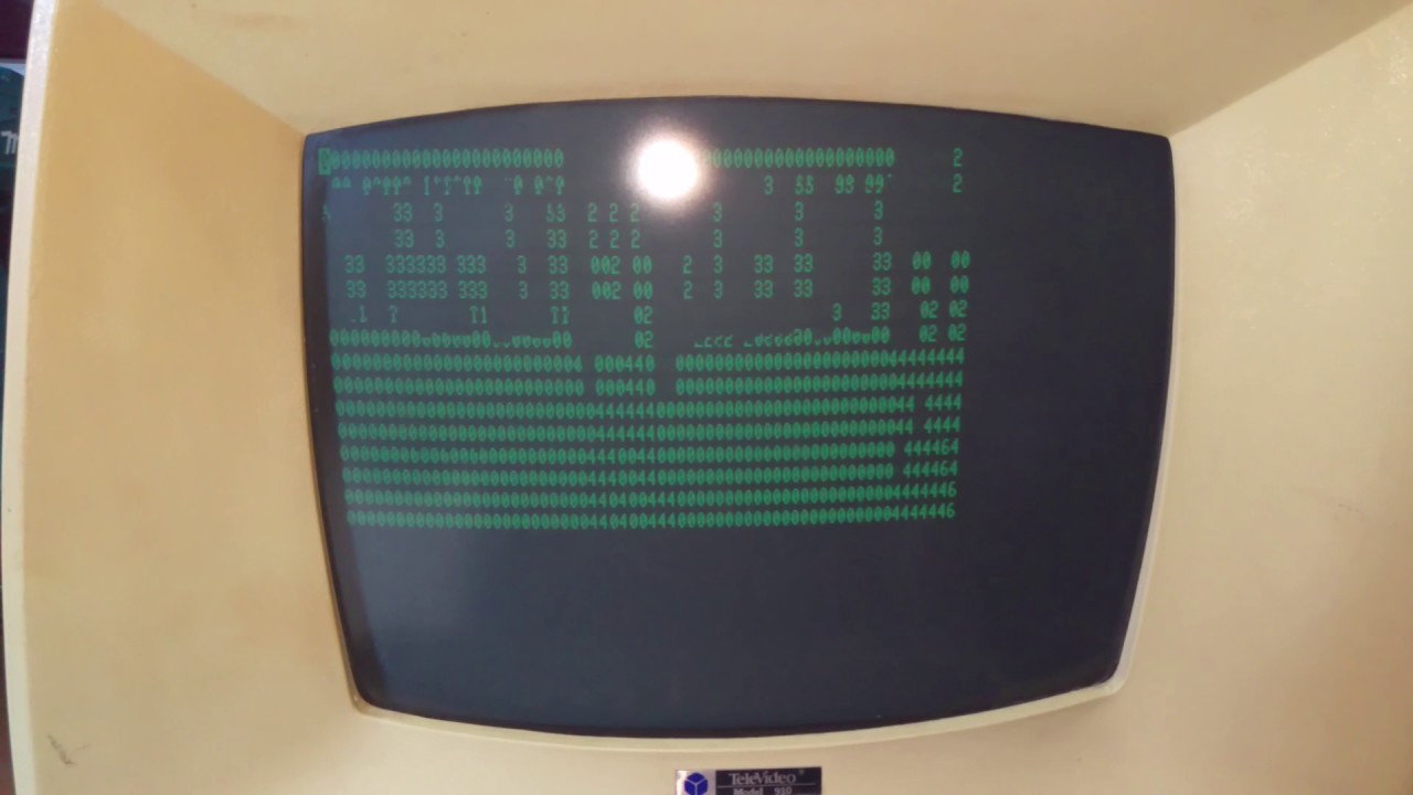 Televideo 910 - YouTube