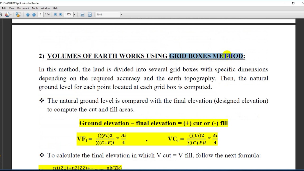 volumes using grid boxes - YouTube