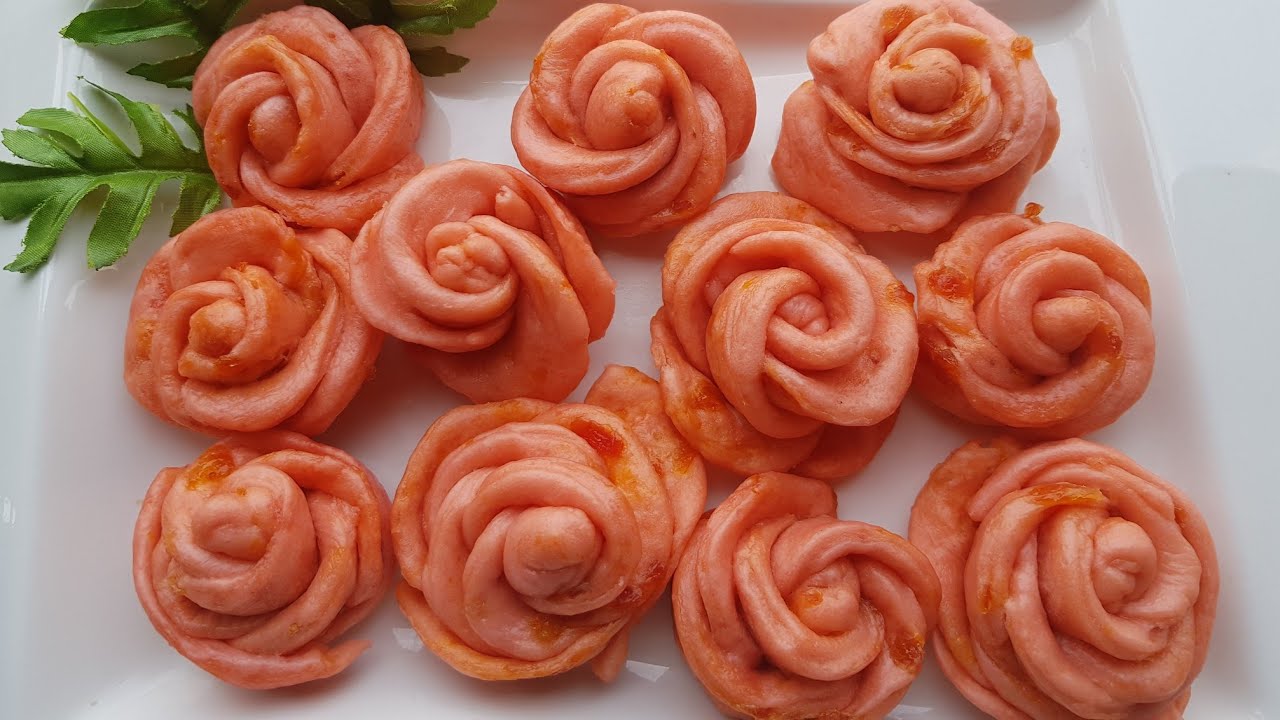 Steamed Rose bun Recipe/রোজ বান(টিফিন রেসিপি)/Flower bun without oven ...
