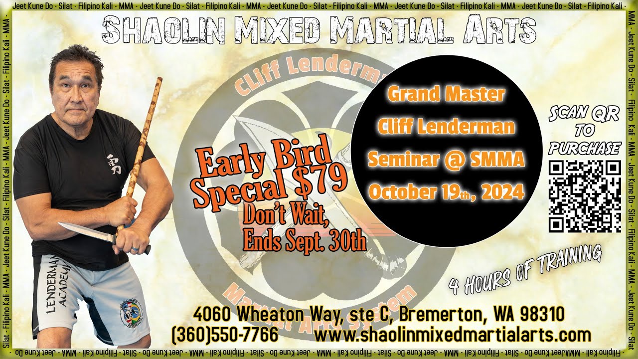 Grand Master Cliff Lenderman RETURNS to SMMA, October 19th, 2024. - YouTube