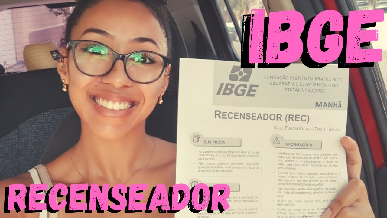 CONCURSO IBGE RECENSEADOR PÓS PROVA - YouTube
