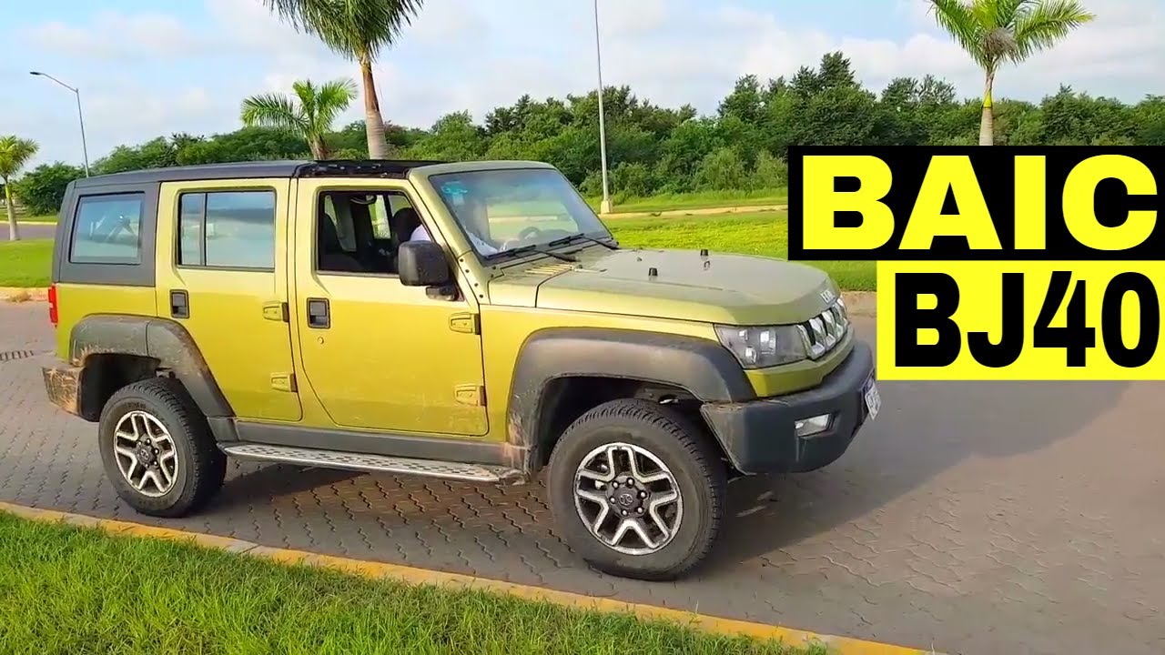 BAIC Jeep BJ40 ¡Vehiculo Todo Terreno Turbo, Pasa Barro Agua Playa! - YouTube