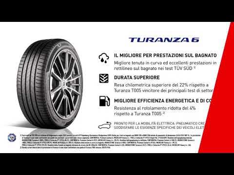 Bridgestone Turanza 6 ENLITEN – Caratteristiche Tecniche - YouTube