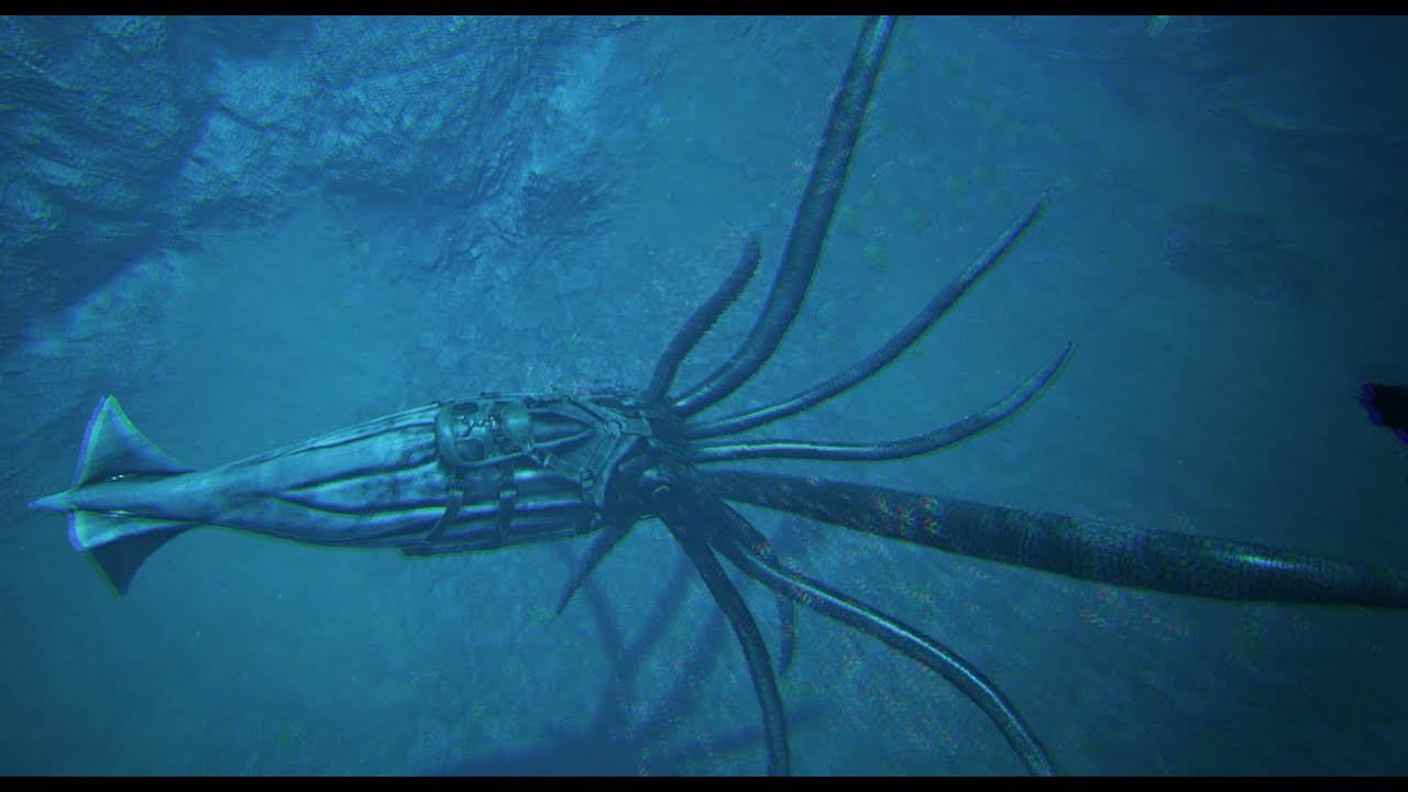Ark Survival #64 - Giant Squid Battle - YouTube