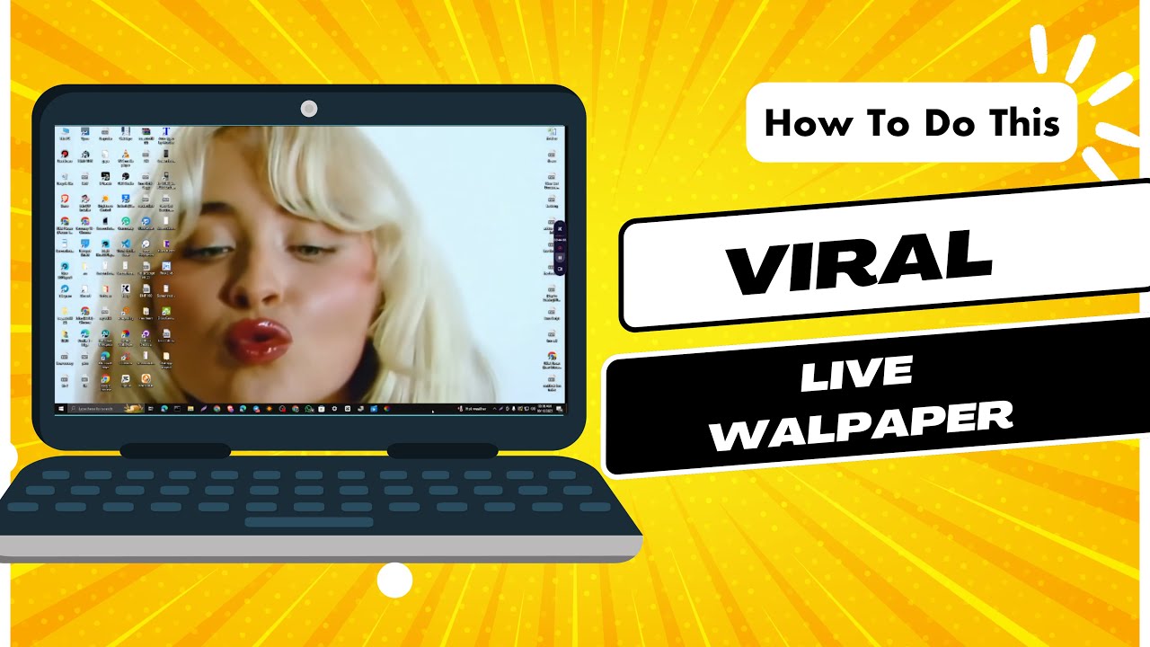 How to Set Viral Live Wallpaper on Windows PC 4K | Sabrina Carpenter ...