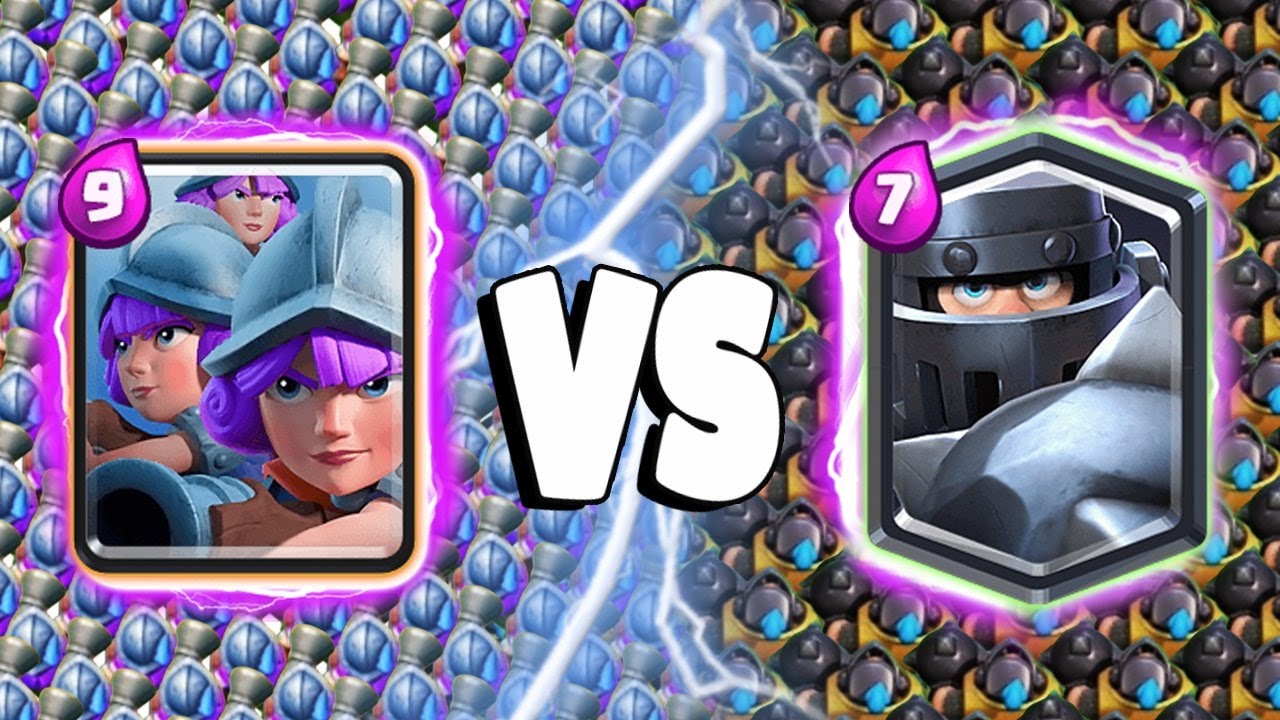 *NEW* THREE MUSKETEERS Vs MEGA KNIGHT (2024) - Clash Royale Challenge ...