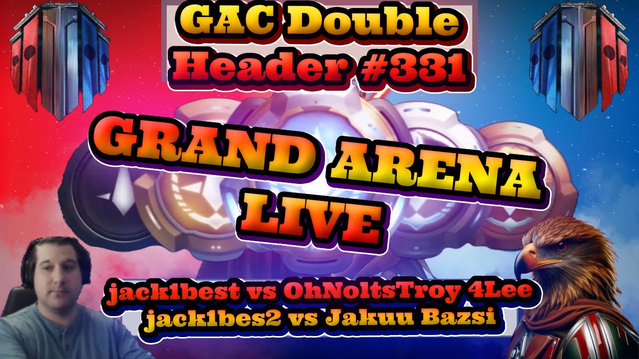 SWGOH Let's finish the last week of 3s with a bang! (3v3 Double Header ...