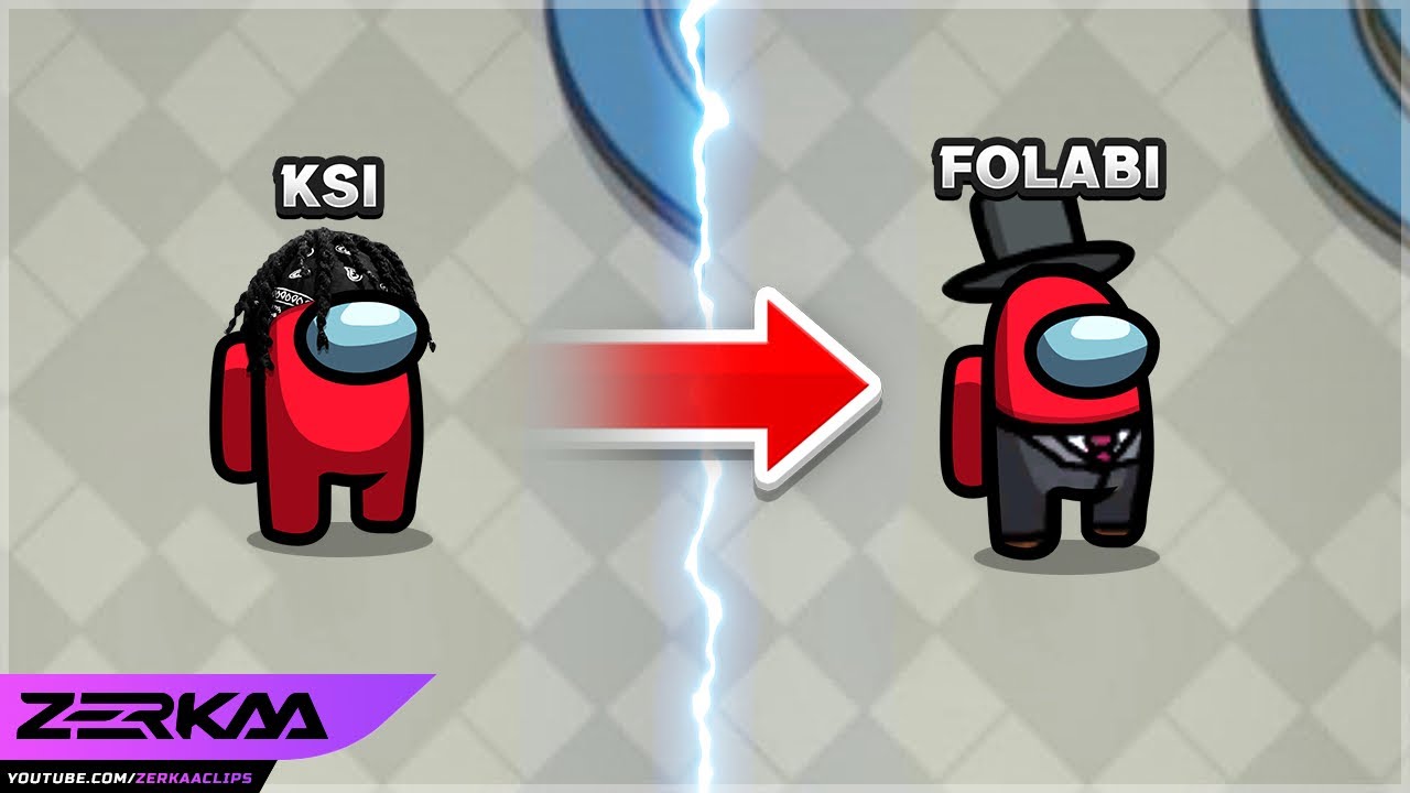 KSI Plays Among Us As FOLABI... (Among Us) - YouTube