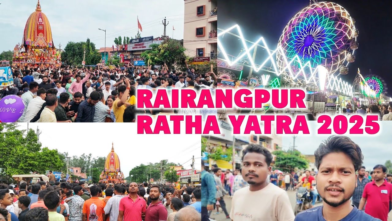 Rairangpur rath yatra 2025| Rathyatra Rairangpur | @simaltudu ...