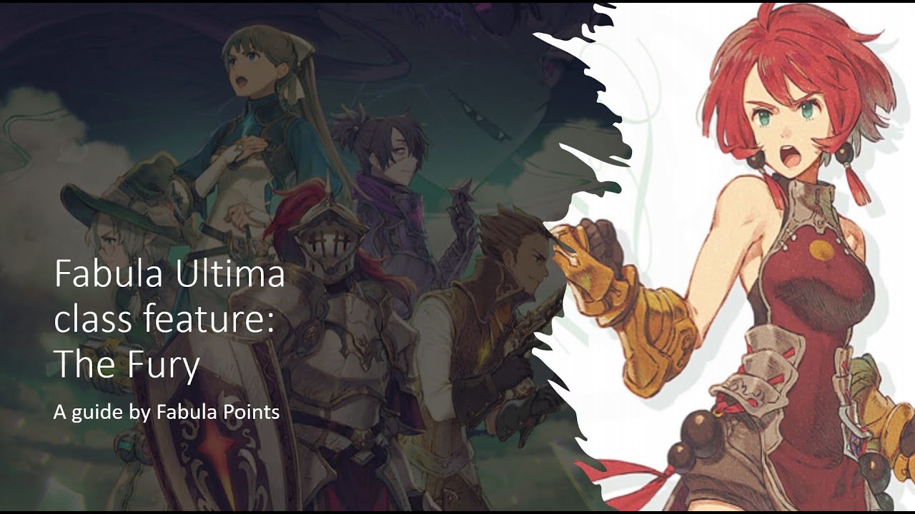Fabula Ultima class feature - The Fury - YouTube