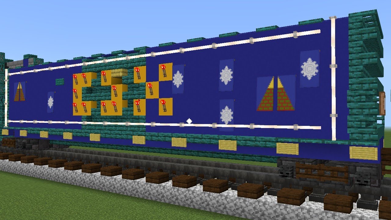 Minecrafting Tutorial - CSX Santa Train Boxcar How to Build - YouTube