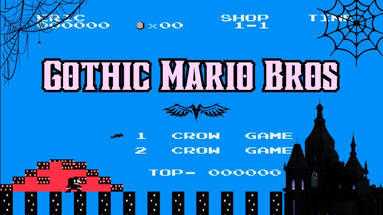 Super Mario Bros. Gothic #mariobros #supermario #smb1 #mario - YouTube
