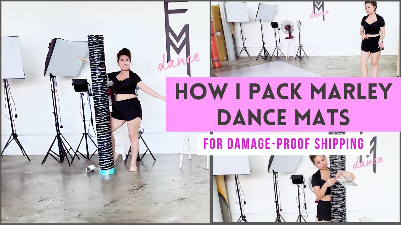How I Pack Marley Dance Mats for Safe Damage-Proof Shipping | Free ...