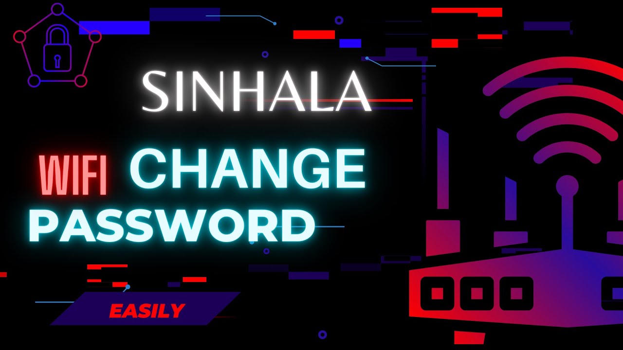 WiFi password change - IP - Self - dialog - SLT - YouTube
