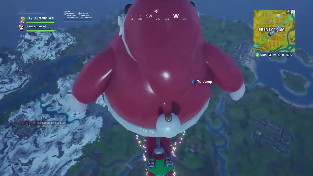 i played Fortnite with the [minty code name E.L.F] and made me insane ...