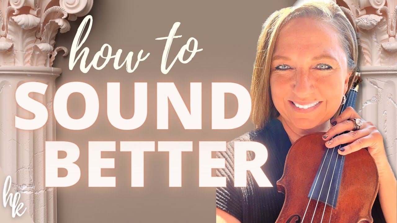 Improve your Sound Immediately on the Violin - YouTube
