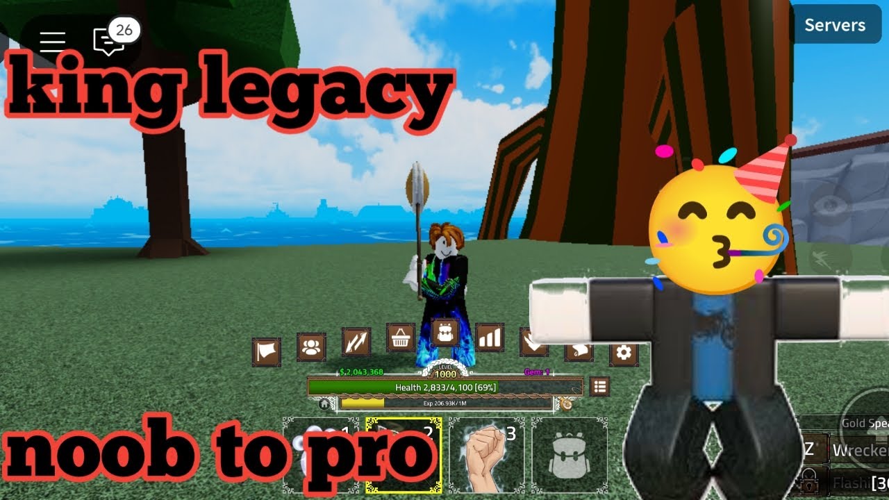 play king legacy🤩 noob to pro 0 to 800🥵 level in roblox😀 - YouTube