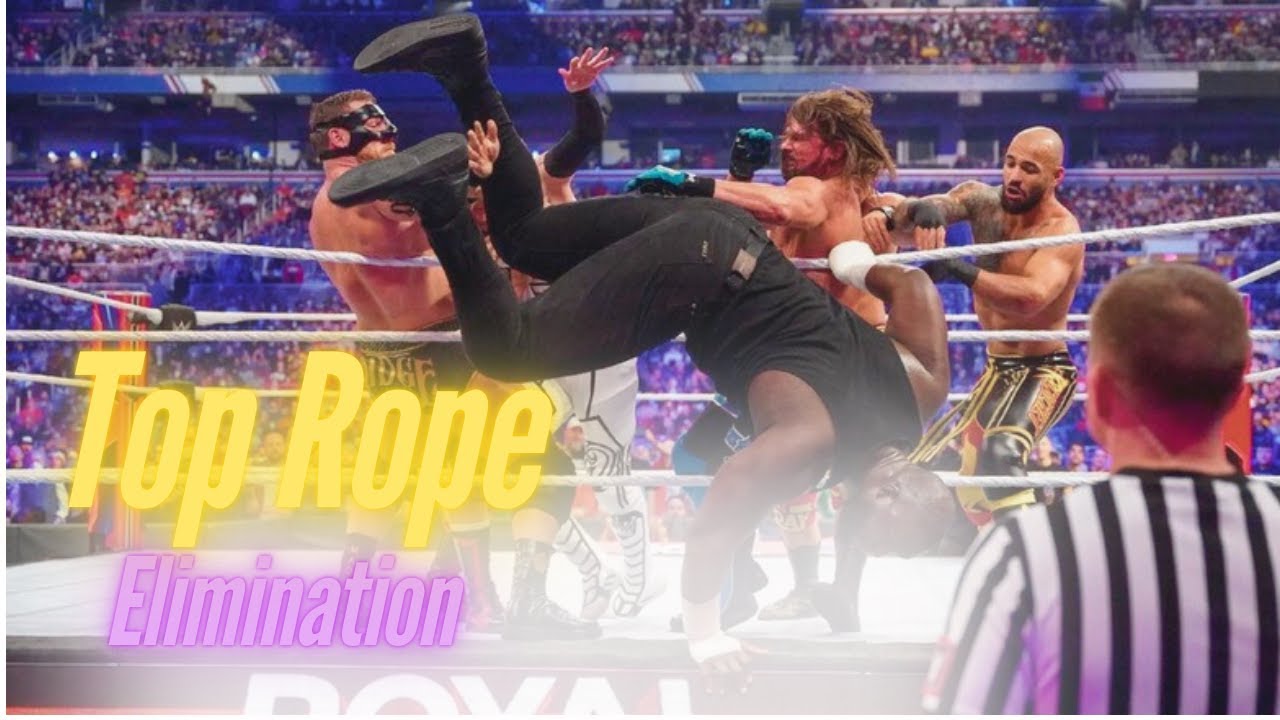 WWE Fans Are Going CRAZY Over These Top Rope Eliminations! - YouTube