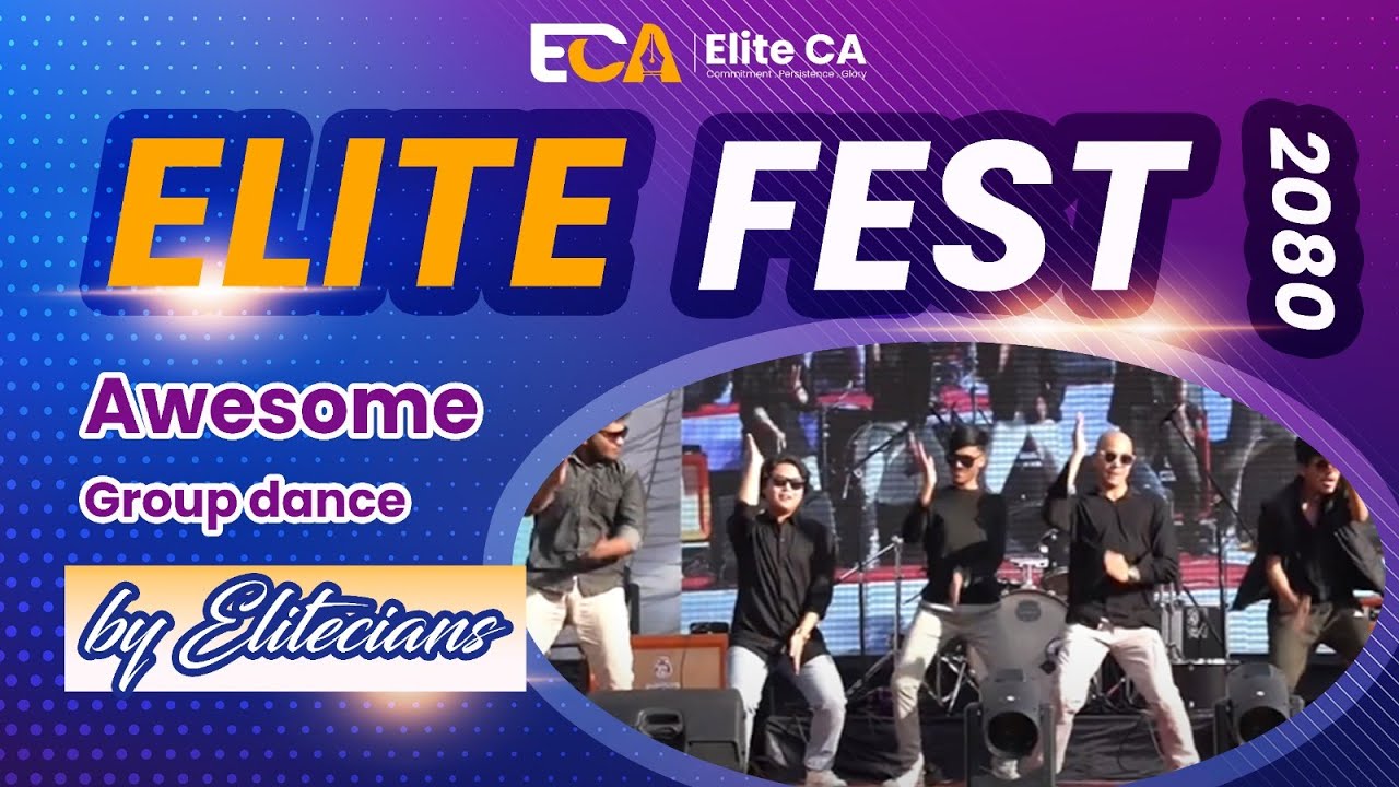 Awesome Group Dance by Eliteians | Elite Fest 2080 - YouTube