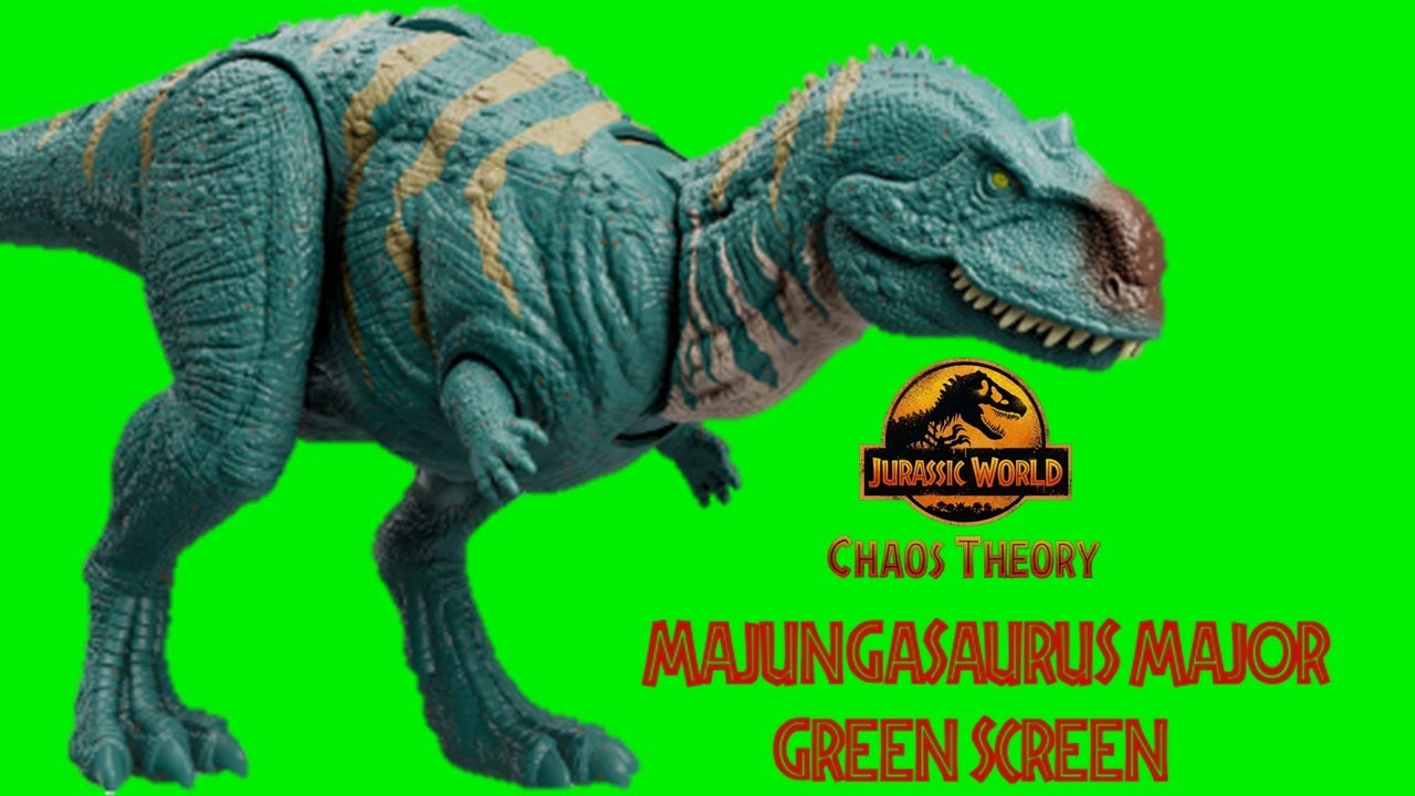 Jurassic world Chaos Theory majungasaurus major green screen - YouTube