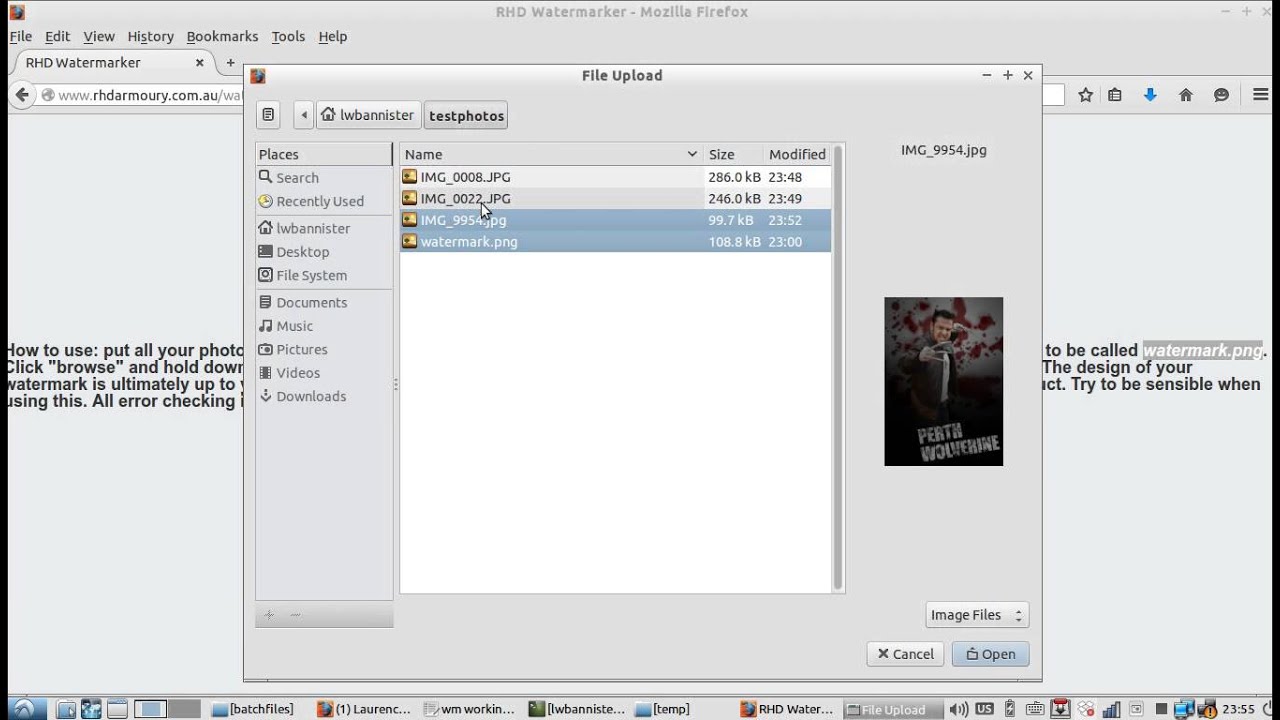 Online Watermarker Program - YouTube