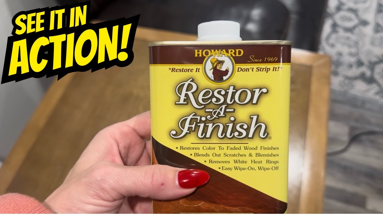 Restor-A-Finish | Easy, Fast Way to Restore Scratched Wood - YouTube