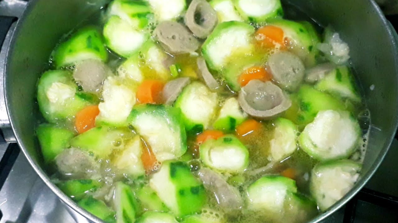Sayur Oyong Segar Gampang Fan Cepat👍 Luffa Soup Youtube